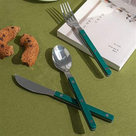 카미노 모던 매트 커트러리 디너 라인 스푼 포크 나이프 감도 깊은 취향 셀렉트샵 29cm