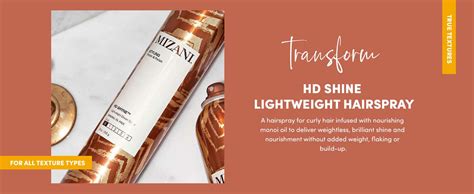 Mizani Hd Shyne Lightweight Hairspray Weightless Oil