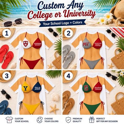 College Beach Bikini Etsy