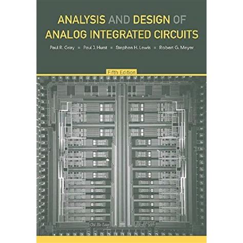 Buy Analysis And Design Of Analog Integrated Circuits Book Online At Low Prices In India