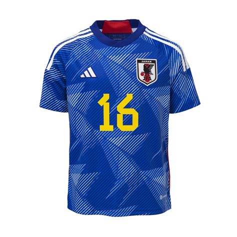 Adidas アディダス サッカー日本代表 2022 ホーム レプリカ ユニフォーム ジュニア 16【オフィシャルマーク付き】 Ih246