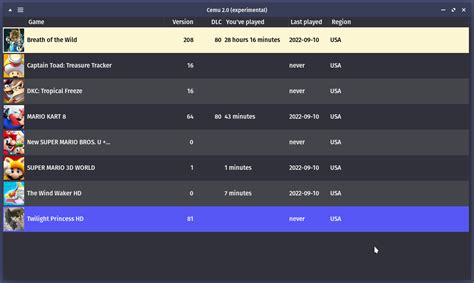 Linux Dark Mode Display Issues · Issue 236 · Cemu Projectcemu · Github
