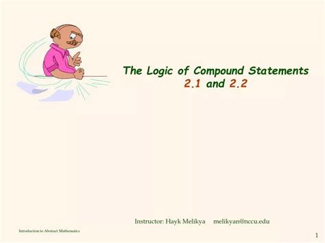 Ppt The Logic Of Compound Statements 2 1 And 2 2 Powerpoint Presentation Id 5069802