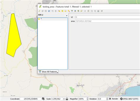 Differences In Calculating Area Of A Shape Between Qgis And Geopandas