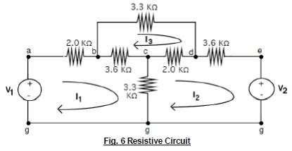 Solved Consider Fig 3 With Resistance Values As Given In Chegg Com