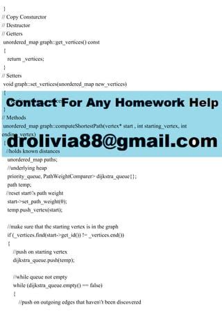 Please Finish The Codes In Graph H Class Vert Pdf