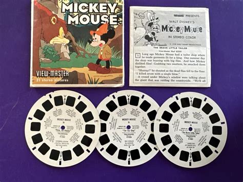 Viewmaster Walt Disneys Mickey Mouse 1964 And Booklet B528 3 Reel View Master Set £13 00 Picclick Uk