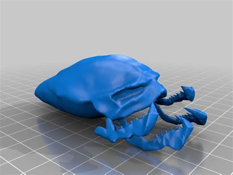 Free 3d File Sangheili Skull Reinforced・object To Download And To 3d