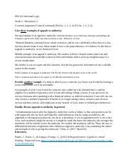PHI 103 Informal Logic Week 2 D Docx PHI 103 Informal Logic Week 2 Discussion 2 Common