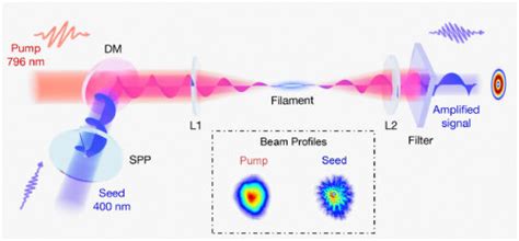 Schematic Diagram Of The Experimental Setup The Seed Pulse Around 400 Download Scientific