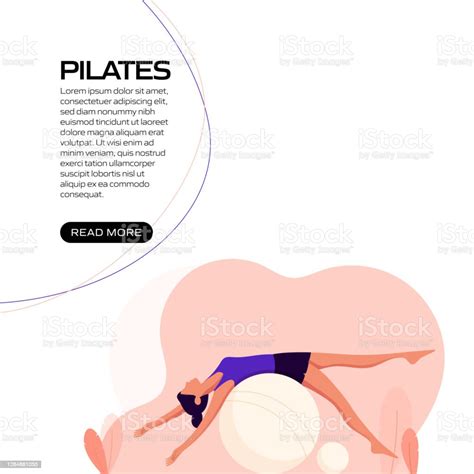피트니스 및 운동 컨셉 배너 디자인 모던 플랫 스타일 벡터 일러스트레이션 건강한 생활방식에 대한 스톡 벡터 아트 및 기타 이미지 건강한 생활방식 근육 근육질 체격