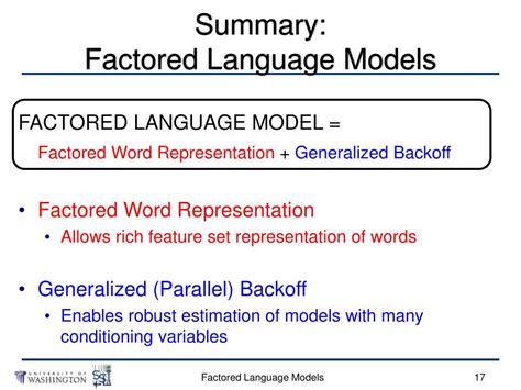Ppt Factored Language Models Powerpoint Presentation Free Download Id 3300257