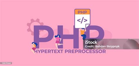 Php 하이퍼텍스트 구문 선구적인 언어 프로그래밍 및 코딩 기술 Hypertext Transfer Protocol에 대한 스톡