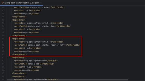 Spring Boot 项目 Webflux 与 Netty 兼容问题：correct The Classpath Of Your Application So That It