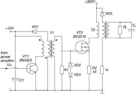 Electrical Circuit Of The Current Switch Download Scientific Diagram