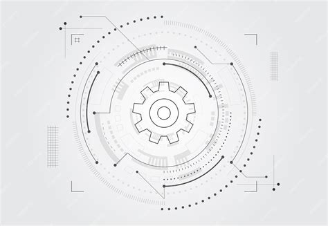 Premium Vector Cyber Technology Futuristic Background Design Abstract