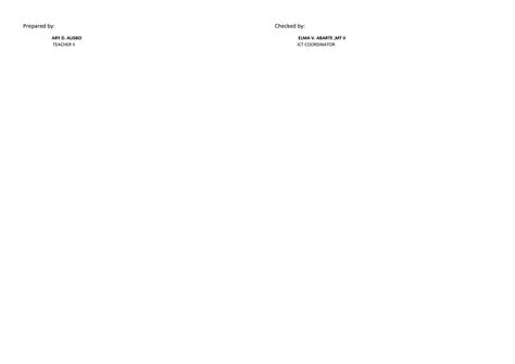 Computer System Servicing Daillly Lesson Docx