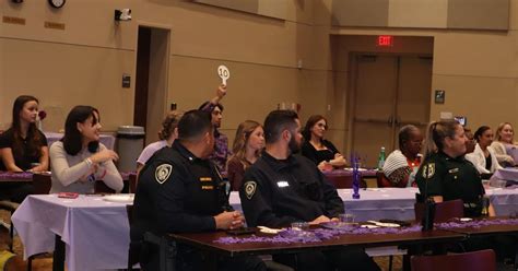 Lambda Alpha Epsilon Hosts A Domestic Violence Awareness Charity Auction News Nsm Today