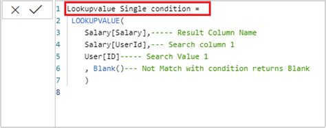 Lookupvalue Dax Function