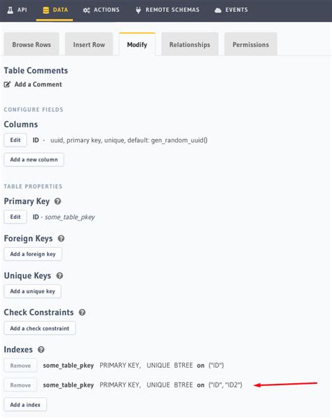 wrong indexes listed when multiple schemas have tables with the same name · issue 9420 · hasura