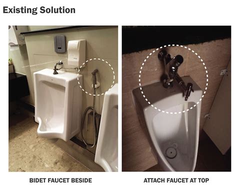 Adam Series Public Urinal With Men Bidet Nozzle On Behance