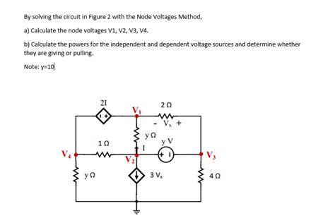 By Solving The Circuit In Figure 2 With The Node