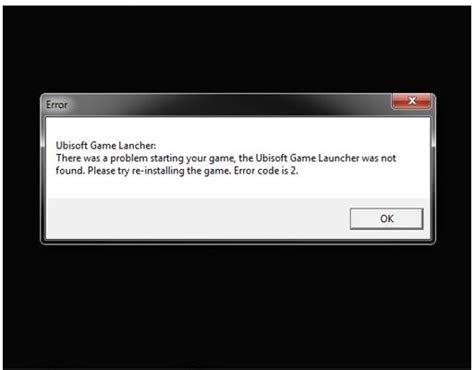 Error While Running Splinter Cell Splinter Cell Conviction Ubisoft Game Launcher Error Code 2