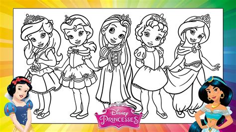 Coloring Pages Disney Babies Princesses
