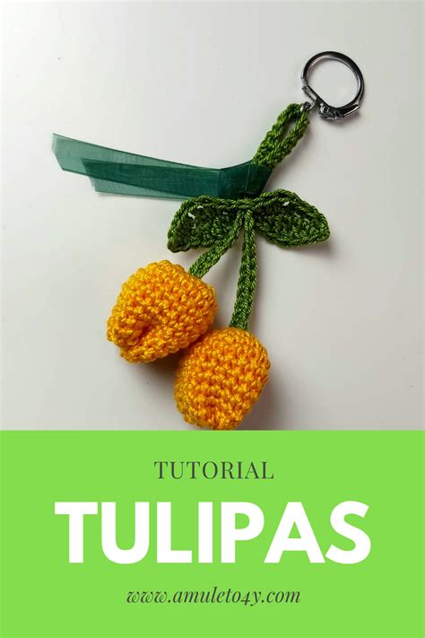 Chaveiro Tulipa Tutorial Completo