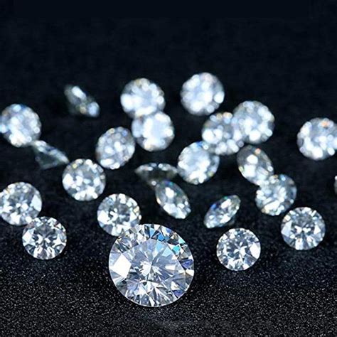 Genuine Gra Certified Moissanite Excellent Brilliant Round Gemstones