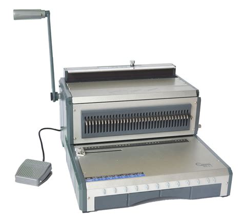 WB 6 E WIRE COMB BINDING MACHINE PITCH 3 1 ELECTRIC PUNCHING Alphatec 2000