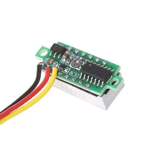 Voltmeter Module With 7 Segment 028 Inch 0 100v 3 Wires Makers Electronics