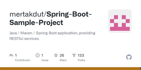 Github Mertakdutspring Boot Sample Project Java Maven Spring
