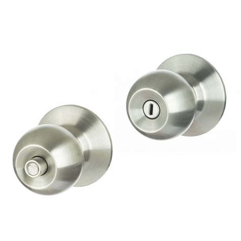 Cirque Privacy Door Knob Set Stainless Steel Miles Nelson