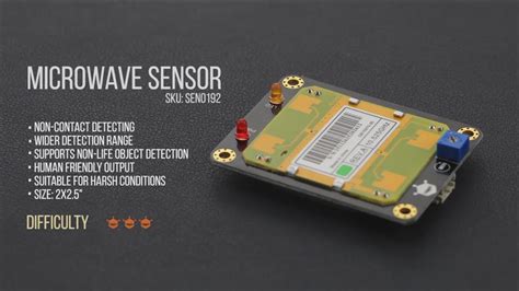 Weve Got A New Toy Digital Microwave Sensor Sen0192 Mar2016 Youtube