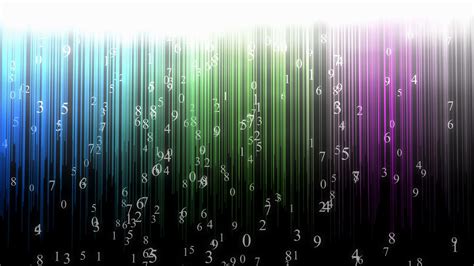 Numerical Background Animation Abstract Art Random Stripes