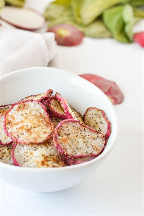 Roasted Radish Chips