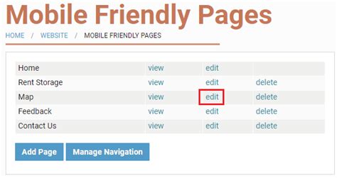 How Do I Edit The Map Page On My Website Storable Easy Help Center