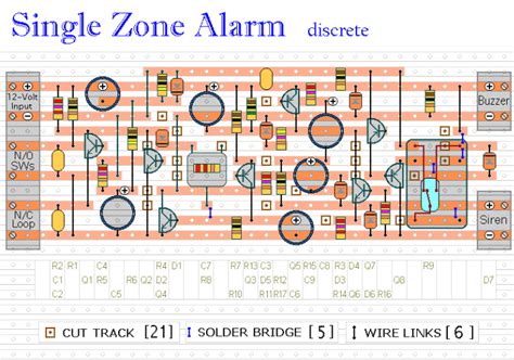 Single Zone Alarm Circuit Diagram Project Alarms And Security Related Schematics And Tutorials