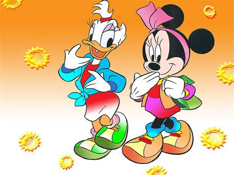 Daisy Duck And Minnie Mouse Anime