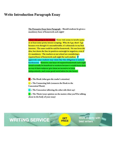 Write Introduction Paragraph Essay By Admin Issuu