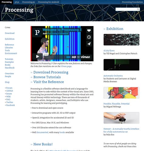 프로세싱processing 미디어아트를 위한 프로그래밍 언어