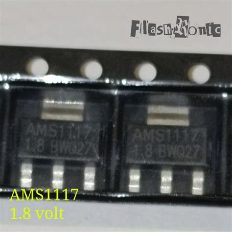 Jual Ams1117 1 8volt Ic Regulator 1 8volt Shopee Indonesia