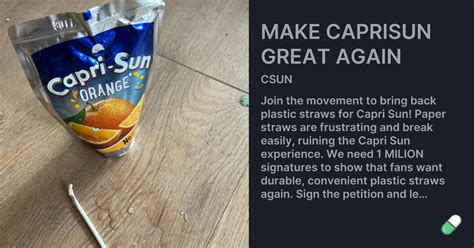 Make Caprisun Great Again Csun Pump