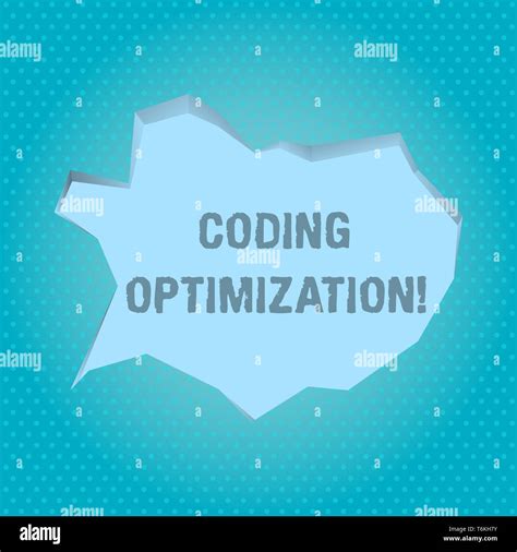 Word Writing Text Coding Optimization Business Photo Showcasing Method