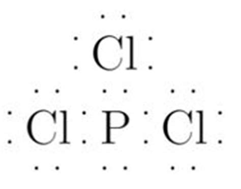 Lewis Electron Dot Diagram For Pcl3