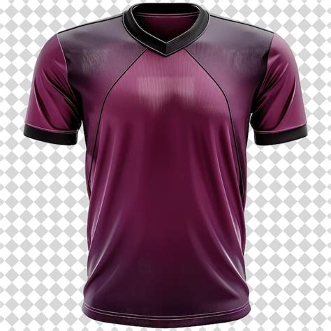투명한 배경 Psd 파일에 고립된 스포츠 유니폼 디자인 템플릿 프리미엄 Ai 생성 Psd