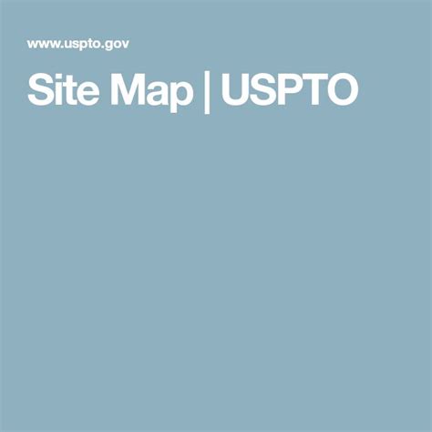 Site Map Uspto