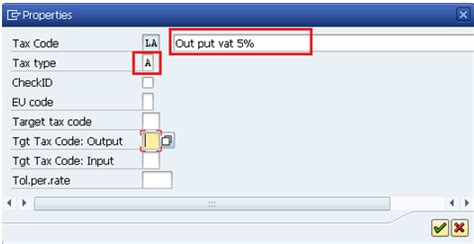 Tax Code Creation In SAP TAMSA
