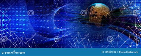 Binary Code Computer Circuit Industrial Business Background Background Integration Technology